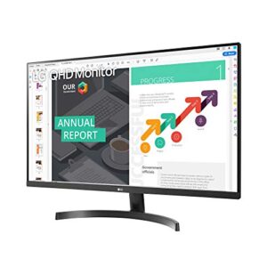 LG QHD 32-Inch Computer Monitor 32QN600-B, IPS with HDR 10 Compatibility and AMD FreeSync, Black