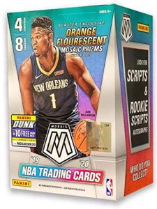 2019/20 panini mosaic nba basketball blaster box (32 cards)