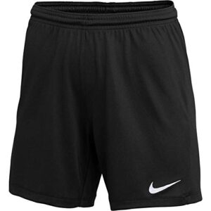 nike womens park iii shorts black m