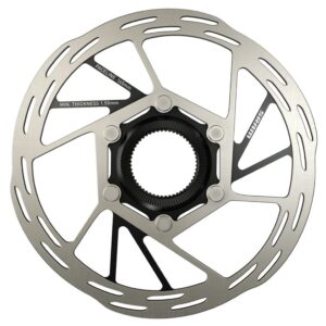 sram paceline disc brake rotor, 160mm, centerlock, silver/black