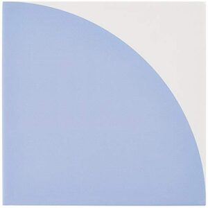 tori crescent blue 4 in. x 8 in. matte porcelain tile sample