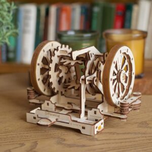 UGEARS STEM Differential Model Kit - Creative Wooden Model Kits for Adults, Teens and Children - DIY Mechanical Science Kit for Self Assembly - Unique Educational and Engineering 3D Puzzles with App