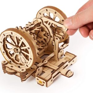 UGEARS STEM Differential Model Kit - Creative Wooden Model Kits for Adults, Teens and Children - DIY Mechanical Science Kit for Self Assembly - Unique Educational and Engineering 3D Puzzles with App