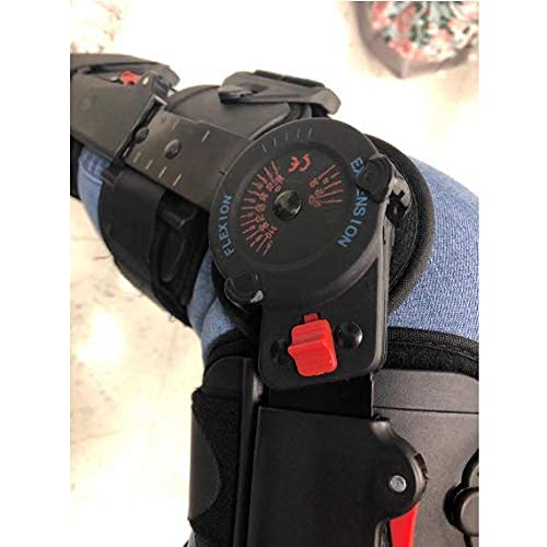 kefit Hinged Knee Brace Rom, Knee Support for Torn Acl, Meniscus Tear, Pcl, Surgery Recovery, Adjustable Post Op Knee Immobilizer, Leg Stabilizer for Man and Women