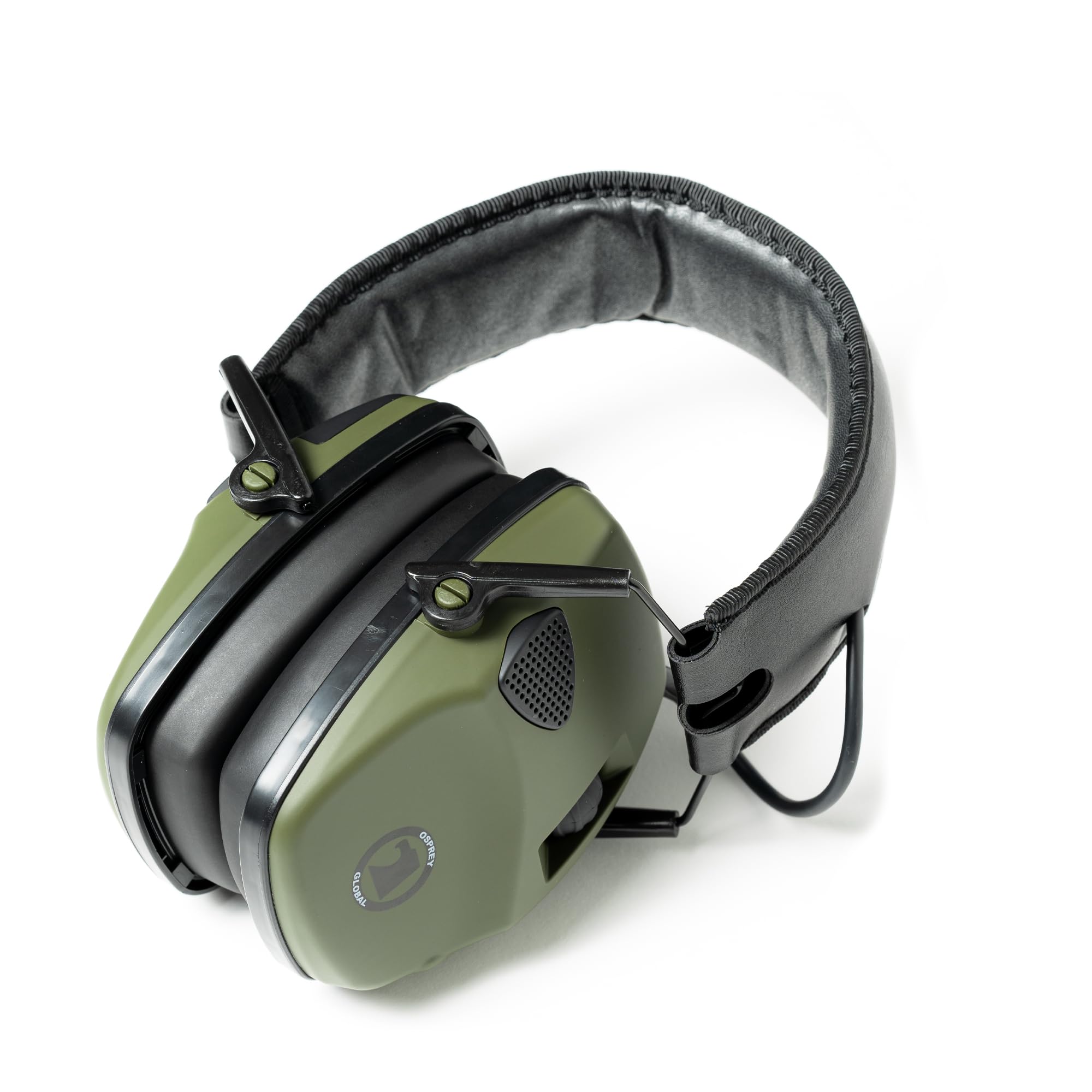 Osprey Global EM-OSP-82DB : Active Electronic Noise Cancelling Ear Muffs 82 Decibels (Shooting, industrial etc.)