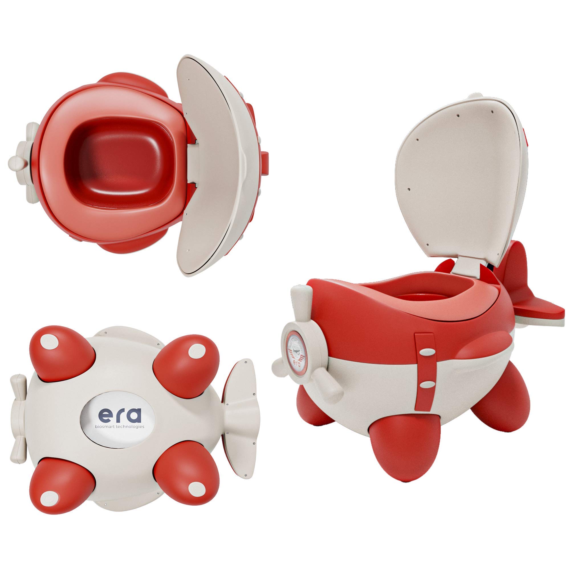 Airplane Kids Potty Training Seat for Boys & Girls Toddlers - Cute Baby Potty Chair Toilet by era biosmart technologies