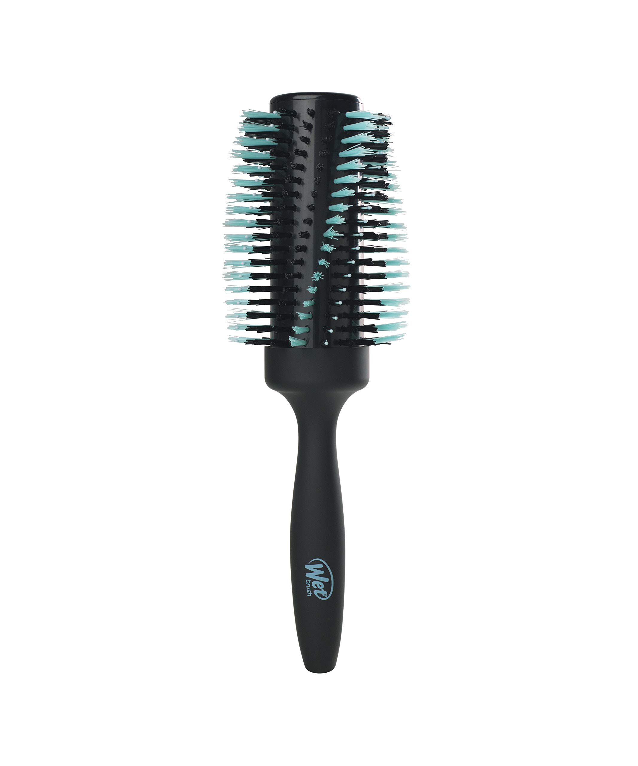 Wet Brush Smooth and Shine Round Brush - for Fine to Medium Hair - A Perfect Blow Out with Less Pain, Effort and Breakage - Spiral Bristle Design Creates Smoother Styles, 1.5" Barrel