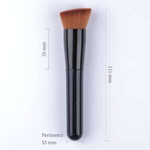 Foundation Brush, Flat Top Kabuki Foundation Brush for Liquid Makeup, Cream, Powder, Travel Size Face Foundation Blending Makeup Brushes (131)