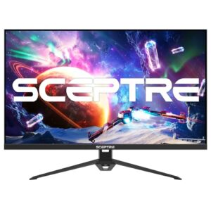 sceptre ips 24” gaming monitor 165hz 144hz full hd (1920 x 1080) freesync eye care fps rts displayport hdmi build-in speakers, machine black 2020 (e248b-fpt168),ips 24" 165hz