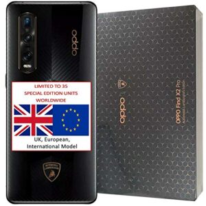 oppo find x2 pro 5g (lamborghini automobile edition) cph2025 single-sim 512gb + 12gb ram (gsm only | no cdma) factory unlocked smartphone (carbon fiber black) - international version