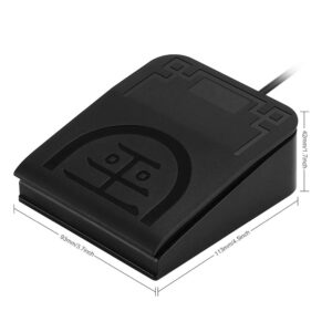 iKKEGOL Upgraded USB Single Foot Pedal Optical Switch Control One Key Program Computer Keyboard Mouse Game Action HID