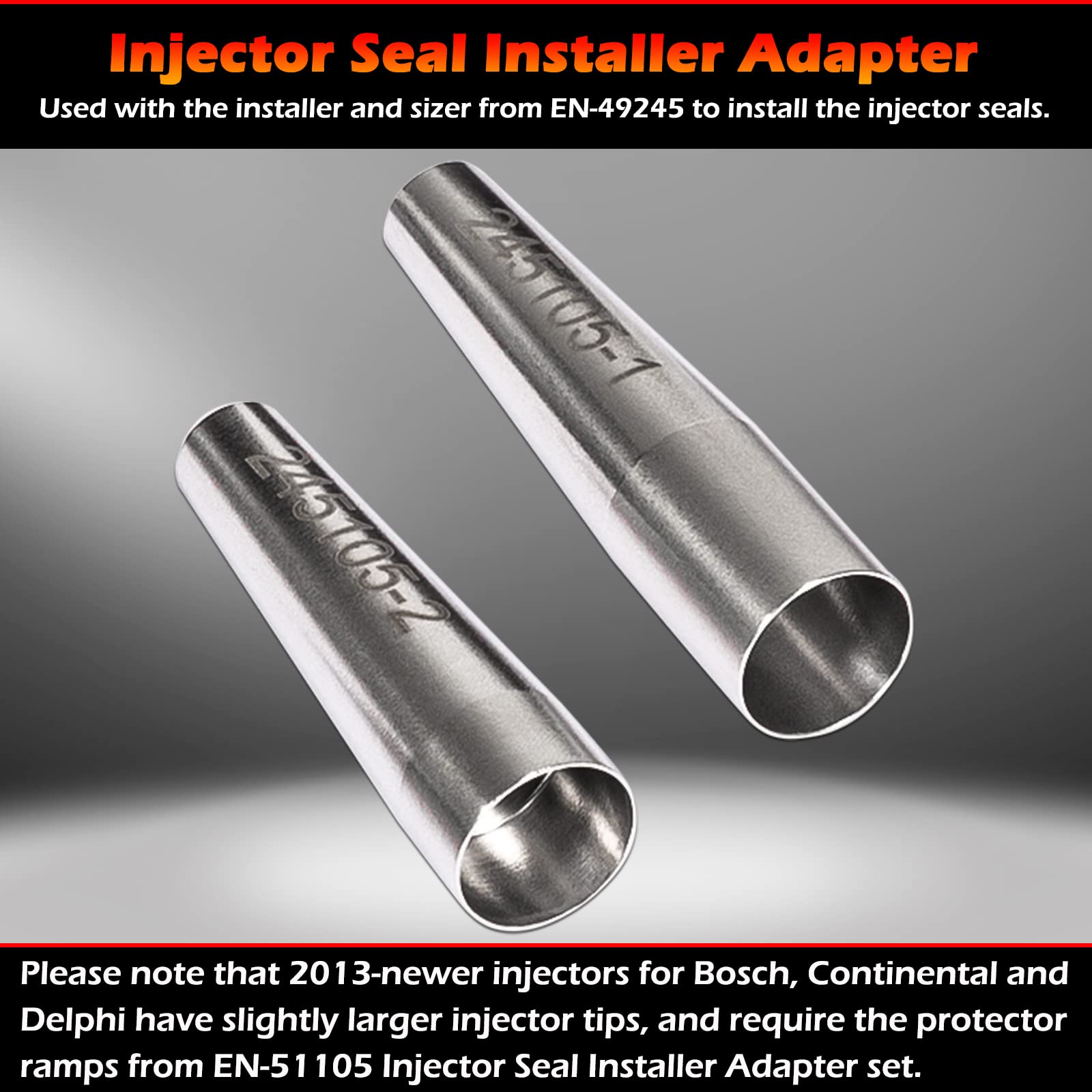 GM245 Fuel Injector Seals Tools Set Perfectly Compatible with GM Subaru Engines, Replaces for #EN-49245, EN-51105 and #18683AA000