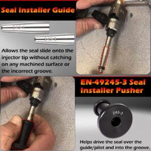 GM245 Fuel Injector Seals Tools Set Perfectly Compatible with GM Subaru Engines, Replaces for #EN-49245, EN-51105 and #18683AA000