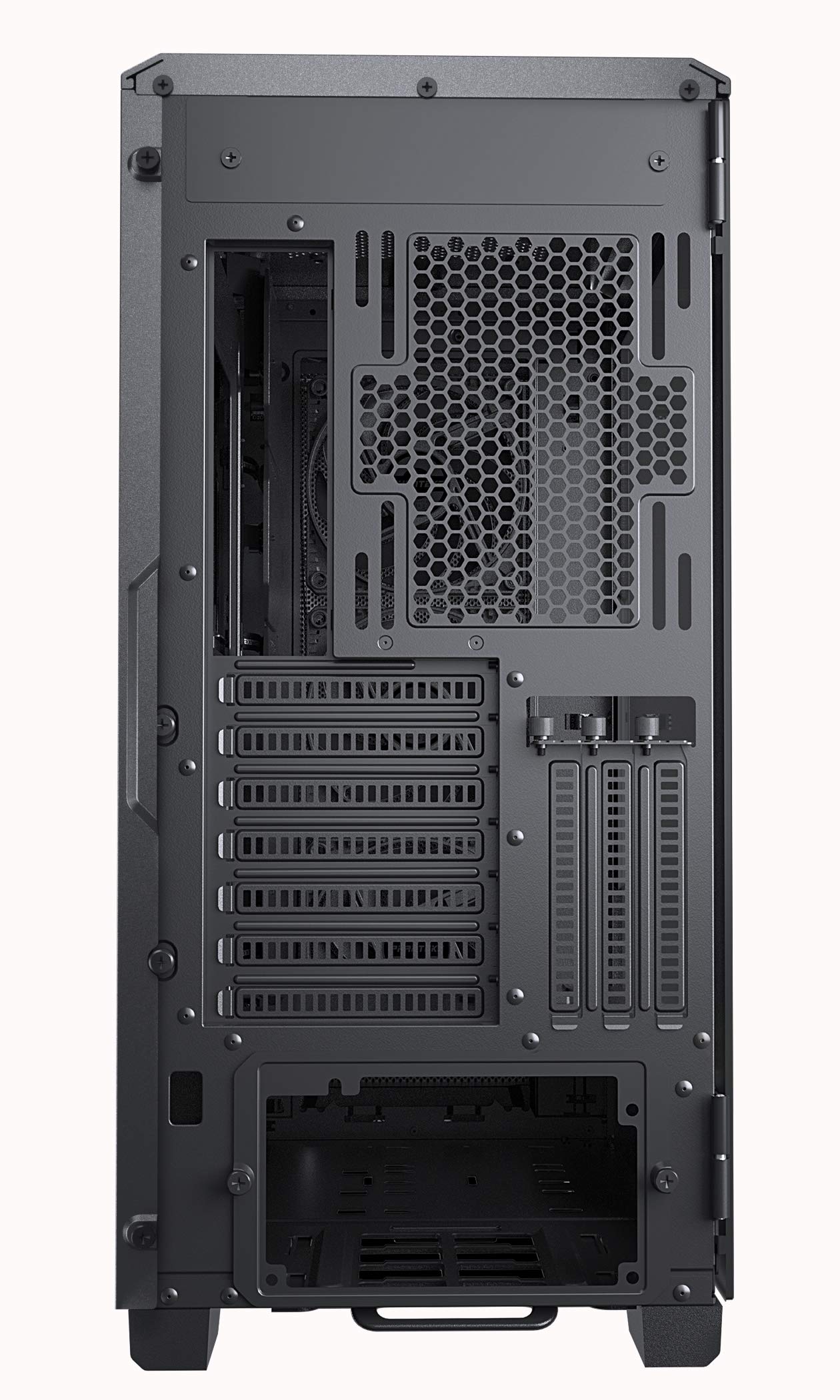 Phanteks (PH-EC500ATG_DBK01) Eclipse P500A high airflow full-metal mesh design, ATX Mid-tower, Digital-RGB Lighting, 140mm D-RGB case fans, Tempered Glass, Dual System capable, Black