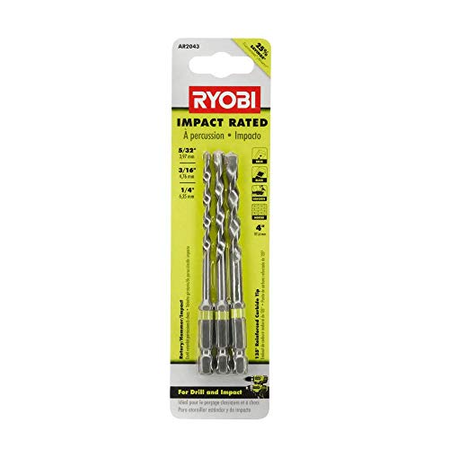 Ryobi AR2043 Impact Rated Masonry Set (3-Piece)