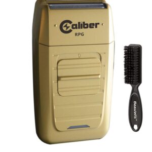 Caliber RPG Shaver Close Cutting Foil Shave Lithium Ion Battery - Bundled with BeauWis Blade Brush