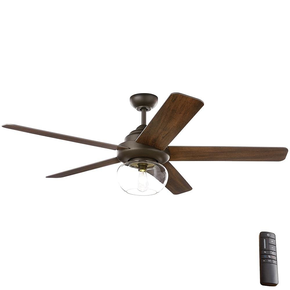 Avonbrook 56 in. LED Bronze Ceiling Fan with Light Kit and Remote Control