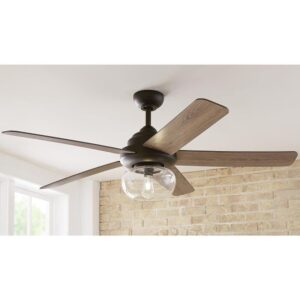 Avonbrook 56 in. LED Bronze Ceiling Fan with Light Kit and Remote Control