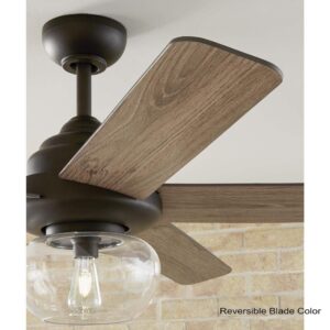 Avonbrook 56 in. LED Bronze Ceiling Fan with Light Kit and Remote Control