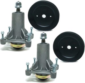 epr 2pk spindle pulley kit for husqvarna 42 46 inch deck 2146xls 2246ls 2346xls lt1942 rz4216 532195945 187292