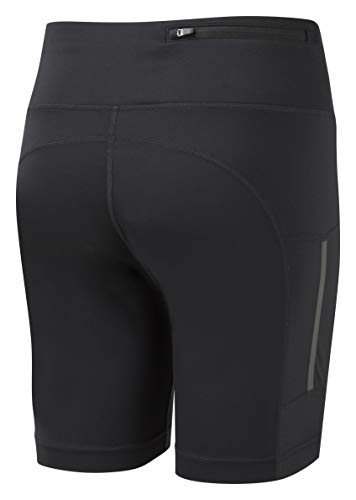 Ronhill Womens Tech Revive Stretch Short, All Black, 8