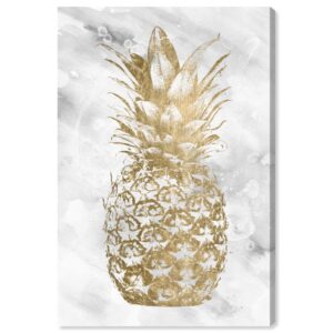 wynwood studio food and cuisine wall art canvas prints 'pineapple fruit gold' fruits