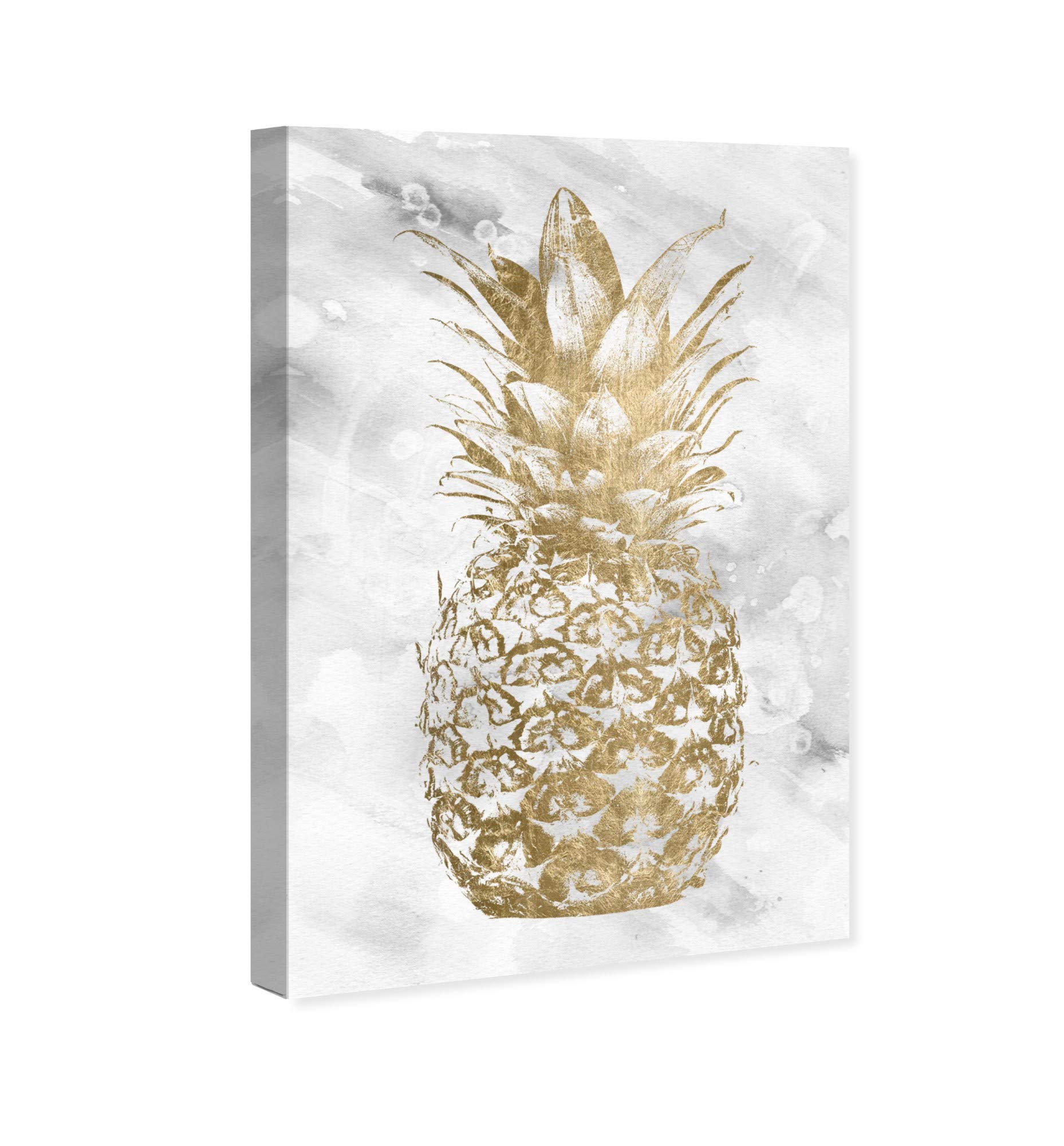 Wynwood Studio Food and Cuisine Wall Art Canvas Prints 'Pineapple Fruit Gold' Fruits