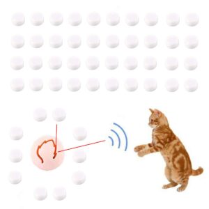 Iceyon 55pcs Noise Maker Insert Rattle Toy Rattle Repair Fix for Baby Pet Dog 22mm+18mm