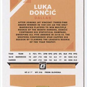 Basketball NBA 2019-20 Donruss Optic #16 Luka Doncic Mavericks