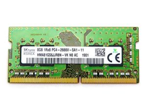 sk hynix 8gb 1rx8 ddr4 so-dimm pc4-21300 2666mhz memory module hma81gs6jjr8n-vk