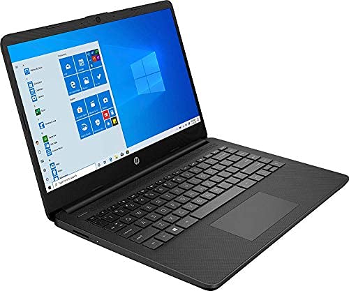 HP 14 Inch Premium Laptop, AMD Athlon Silver 3050U up to 3.2 GHz(Beat i5-7200U), 8GB DDR4 RAM, 128GB SSD+500GB HDD, Bluetooth, Webcam,WiFi,Type-C, HDMI, Windows 10 S, Black + Laser HDMI