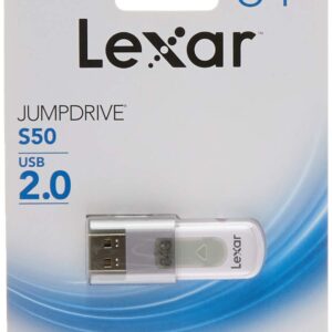 Lexar 64GB JumpDrive S50 USB 2.0 Flash Drive (Black)