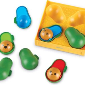 Learning Resources Learn-A-Lot Avocados - 9 Pieces, Ages 18+ months Toddler Social Emotional Learning Toys, Develops Fine Motor Skills, Toddler Learning Toys