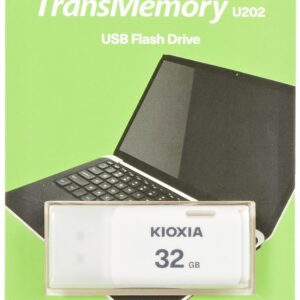 Kioxia USB Flash Drive 32 GB USB 2.0 TransMemory U202 LU202W032GG4 White