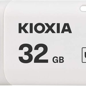 KIOXIA 32GB TransMemory U301 USB 3.2 Flash Drive, White