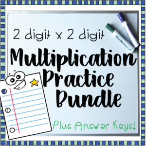 multiplication worksheets 2 x 2 digits