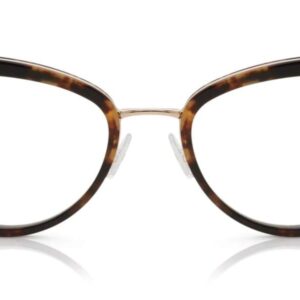 Tom Ford Blue Block Eyeglasses TF5580B 056 Vintage Havana/Gold 55mm FT5580