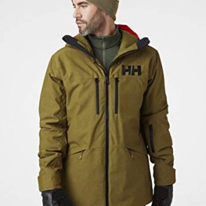 Helly-Hansen Mens Garibaldi 2.0 Waterproof Ski Jacket, 458 Uniform Green, X-Large