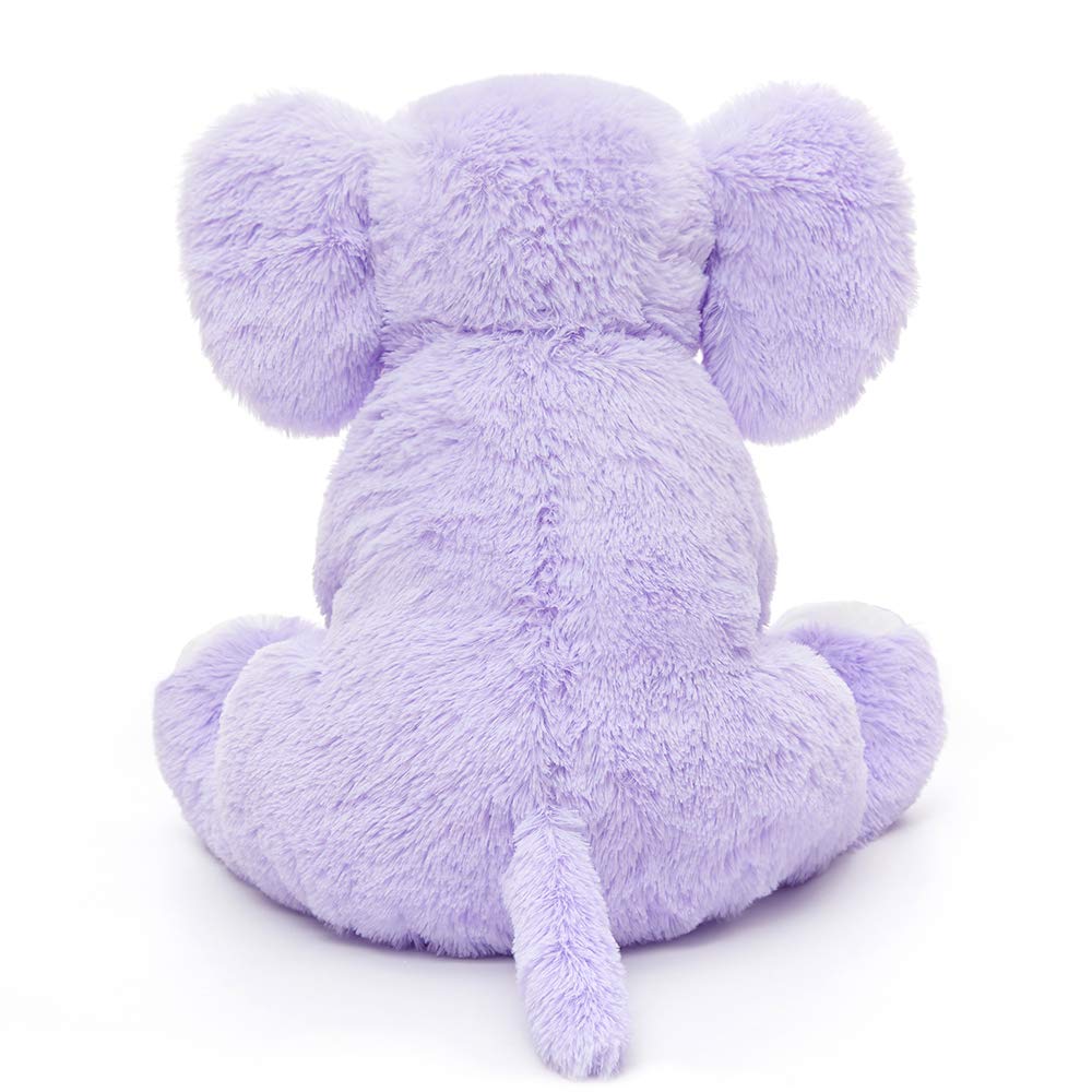 MaoGoLan Cute Stuffed Elephant Purple Soft Elephant Stuffed Animal Plush Toy 20''