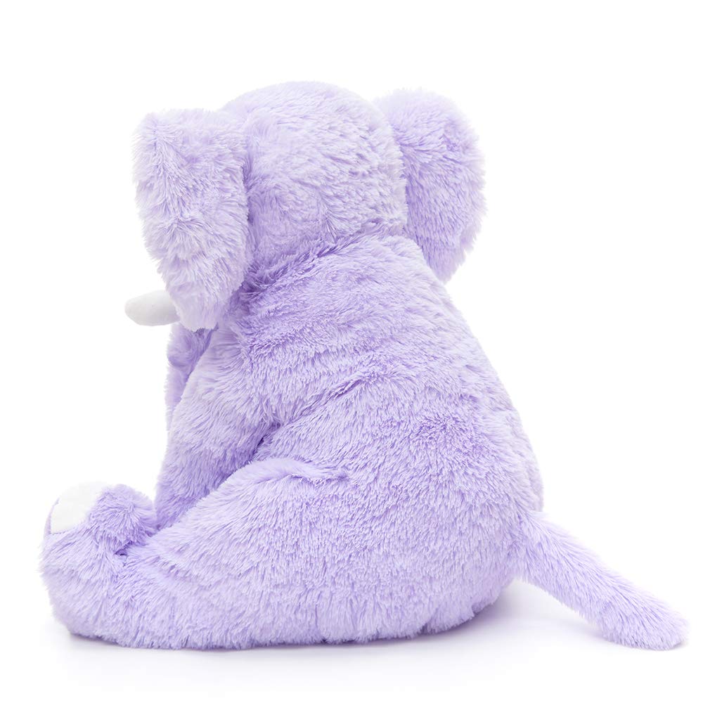 MaoGoLan Cute Stuffed Elephant Purple Soft Elephant Stuffed Animal Plush Toy 20''