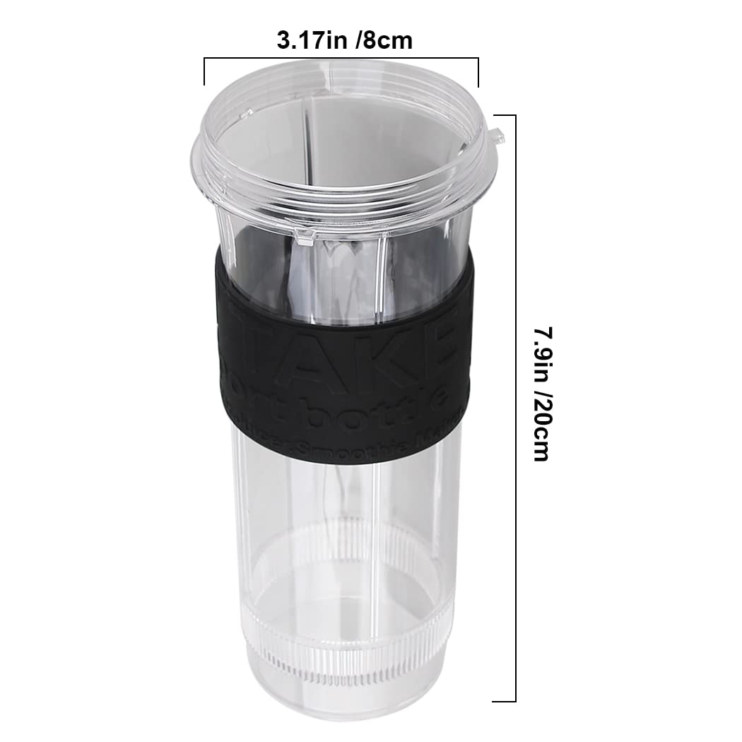 Joyparts 20oz Sport Cup with Flip Top To-go Lid Replacement Parts for Magic Bullet 250w Blender (MB 1001)