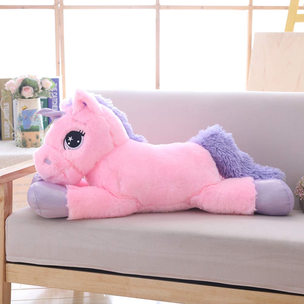 sofipal Giant Unicorn Stuffed Animal Toys,Soft Large Unicorns Plush Pillow for Bedroom, Valentines, Pink, 39.4"