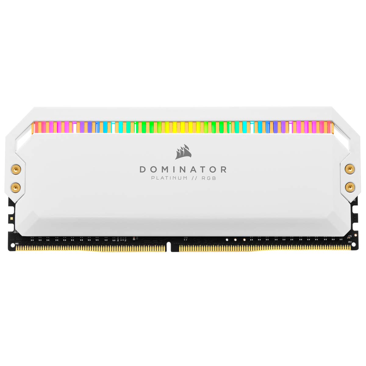 Corsair Dominator Platinum RGB 32GB (4x8GB) DDR4 4000 (PC4-32000) C19 1.35V Desktop Memory - White