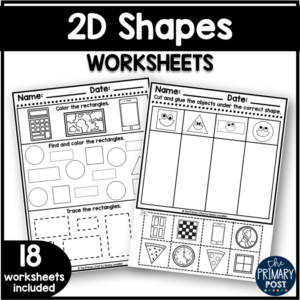 2d shapes worksheets