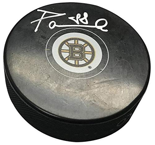 David Pastrnak Autograph Puck - Autographed NHL Pucks