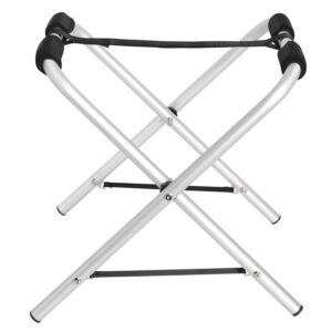 Amarine Made Pair of Folding Kayak Storage Racks. Premium Accessories for Kayaks, Canoes, SUP Paddle Boards and Small Boats 2 Freestanding Indoor/Outdoor Kayak Stands of 100lb Capacity