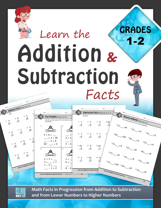 Learn the Addition and Subtraction Facts Worksheets