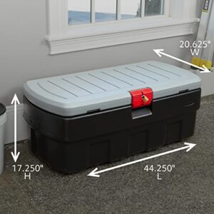 Rubbermaid ActionPacker️ 48 Gal with 8 Gal Containers Nested, Lockable Storage Bins, Industrial, Rugged Storage Container Bundle with Lids