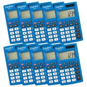 eai education calcpal eai-90 pocket basic calculator - set of 10