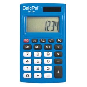 EAI Education CalcPal EAI-90 Pocket Basic Calculator - Set of 10